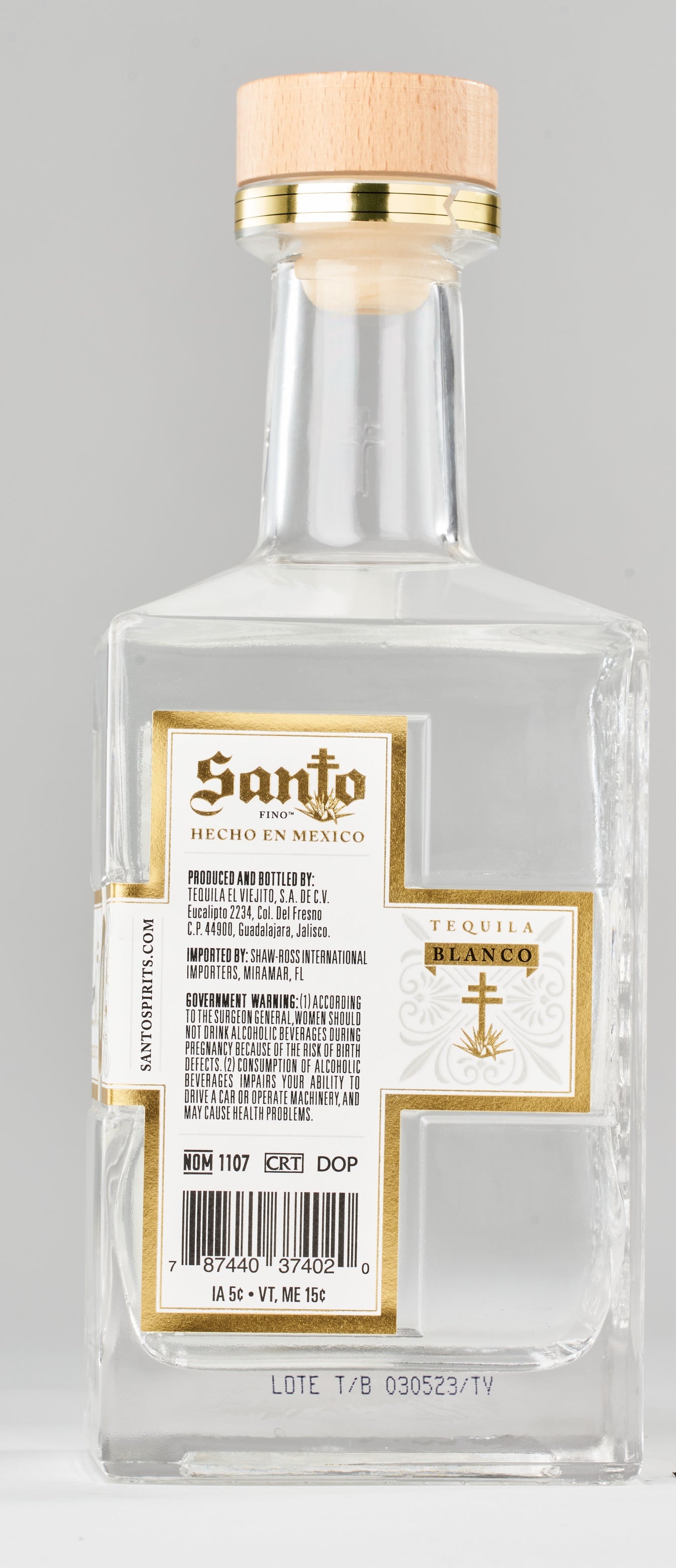 Santo Tequila Blanco – Santo Spirit