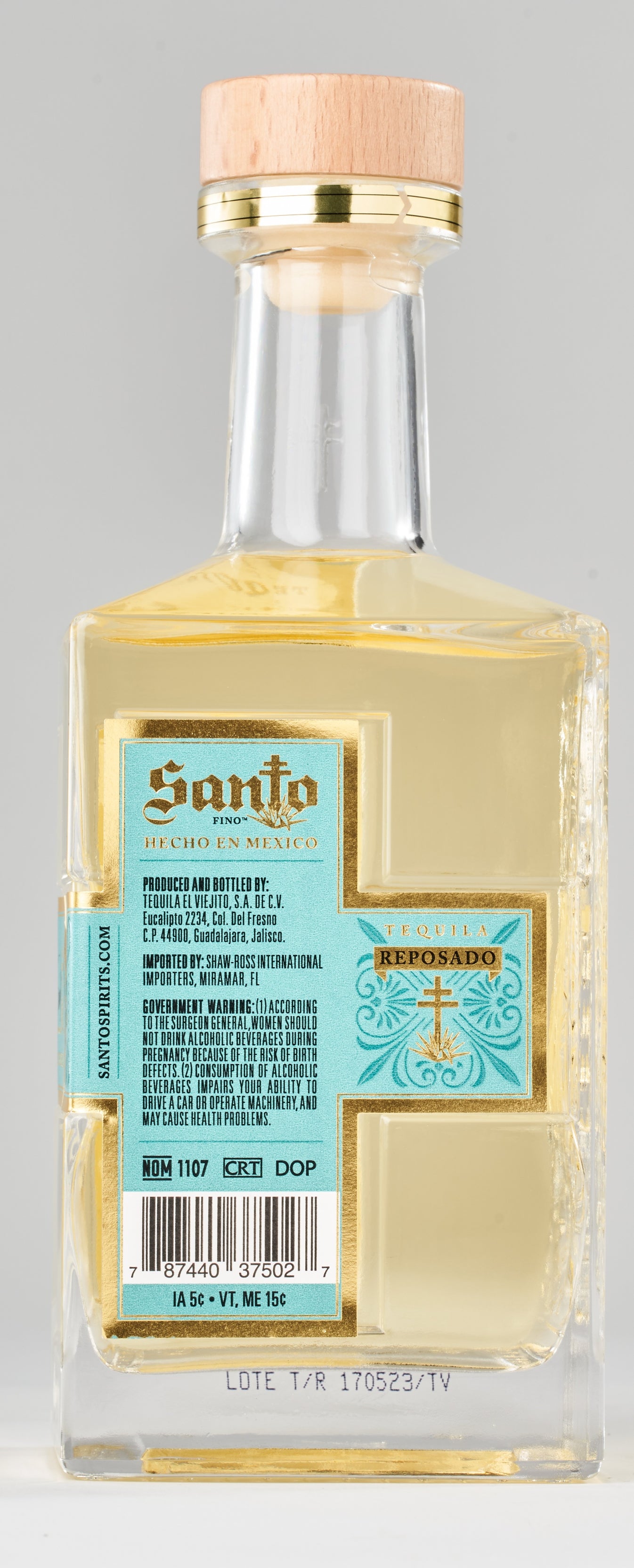 Santo Tequila Reposado – Santo Spirit